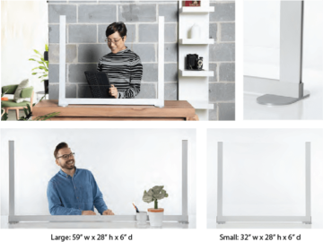 Loftwall Counter Shields - Arizona Office Liquidators and Designs