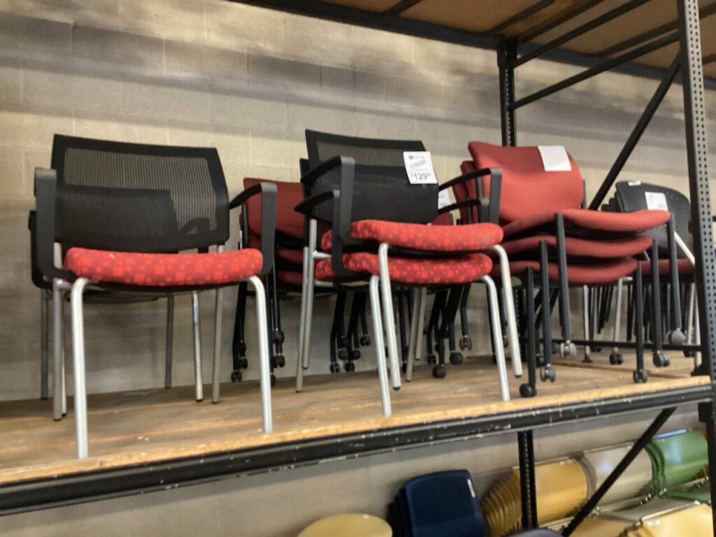 Used Stackable and Multipurpose Chairs Various Styles and Colors ...