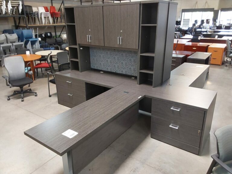 Preowned Global Zira Desk Set - Arizona Office Liquidators and Designs